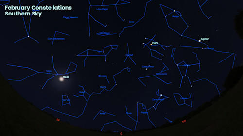 Look up! What's going on in the February night sky?
