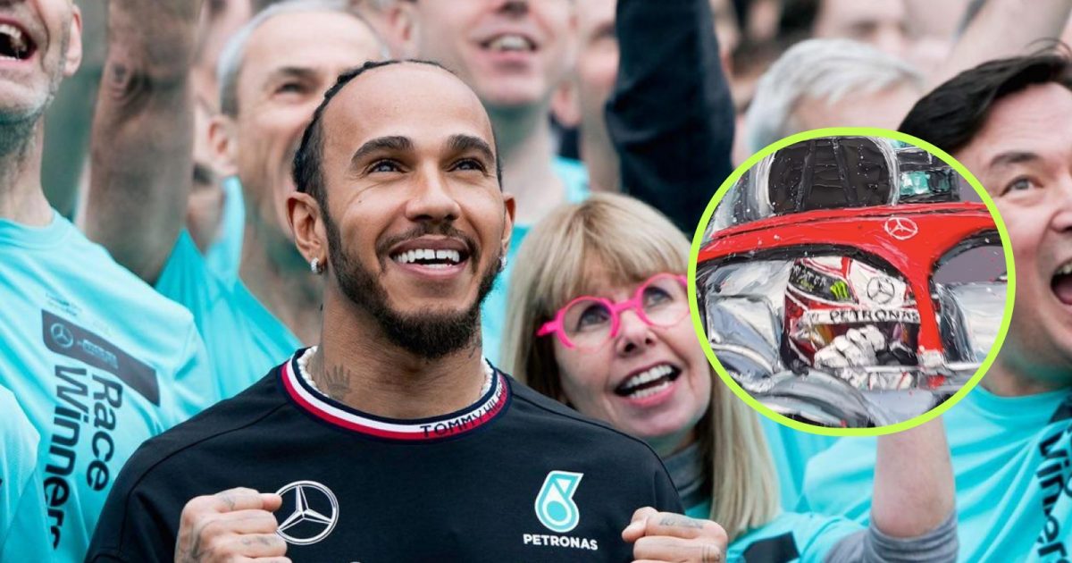 Lewis Hamilton leaves departing gift for Mercedes staff at Brackley HQ
