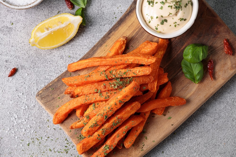 Comment faire des frites de patates douces au four