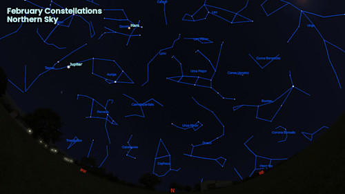 Look up! What's going on in the February night sky?