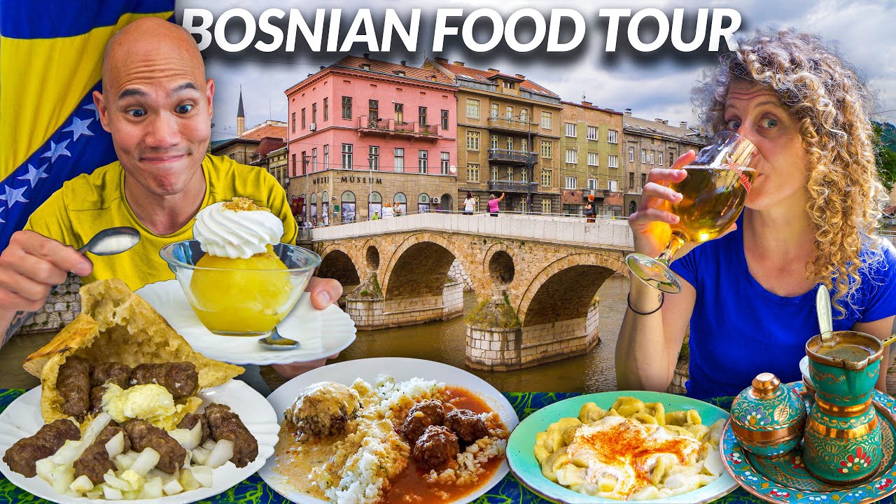 The ULTIMATE Bosnian Food Tour in Sarajevo - BOSNIAN CEVAPI + Balkan ...