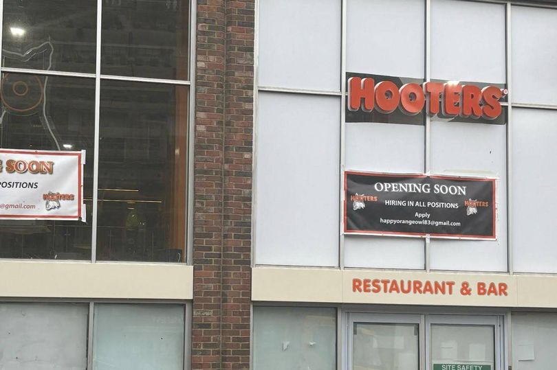 Hooters signs go up as North East opening comes closer