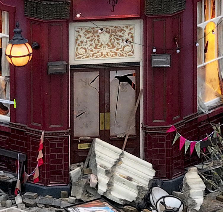 Devastating EastEnders pictures confirm sad death in Queen Vic fire