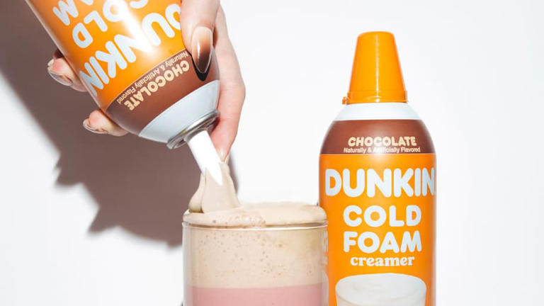 Dunkin's new Cold Foam Creamers are a must try for at home coffee lovers