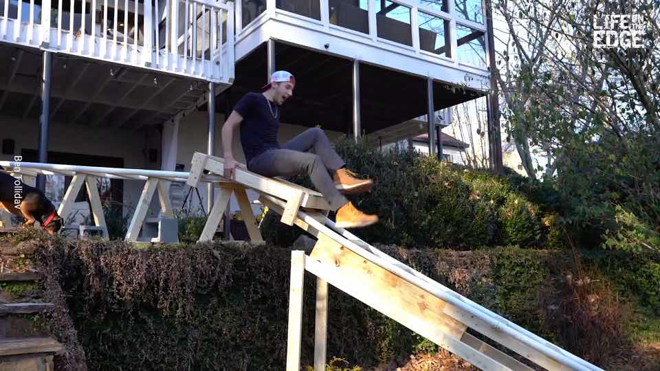 Thrill Seeker Builds Own Roller Coaster In His Back Yard
