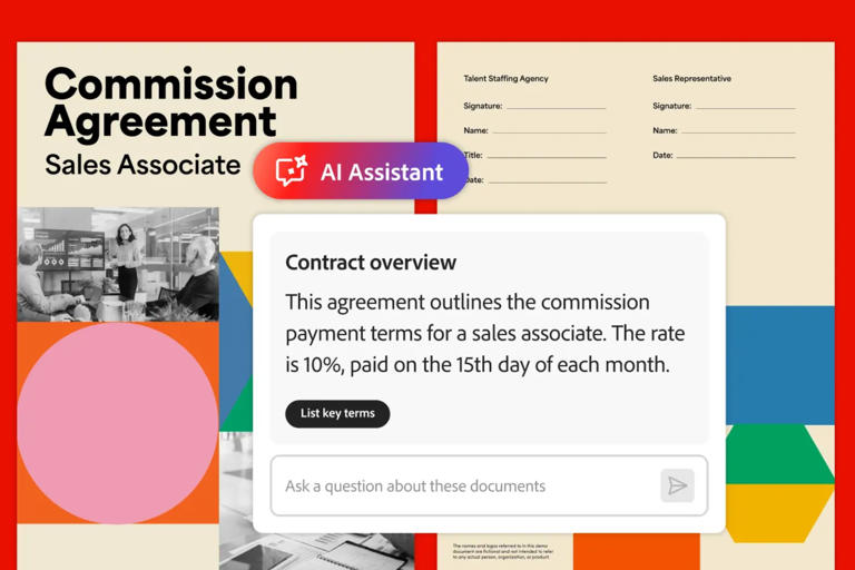 Adobe Acrobat’s AI chatbot can now summarize contract jargon Adobe Acrobat’s AI chatbot can now summarize contract jargon