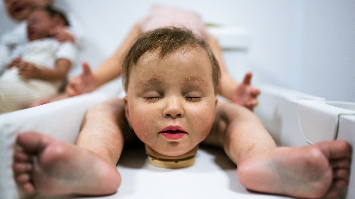 Hyperrealistic fake babies: A precision art for the big screen