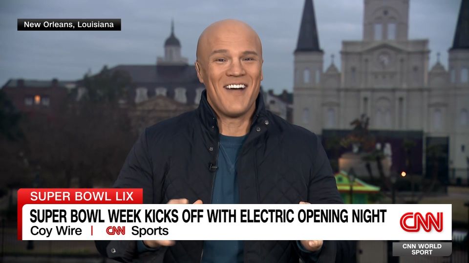 Coy Wire live from New Orleans after Super Bowl’s opening night