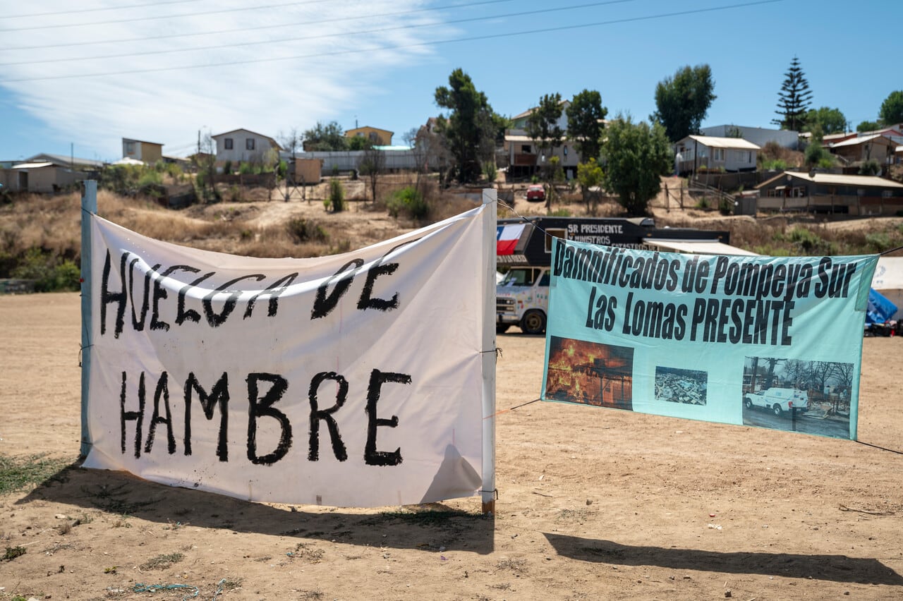 Tras 10 días: damnificados de megaincendio deponen huelga de hambre y ...