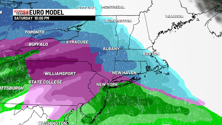 Cold winds today-snow & ice Thursday