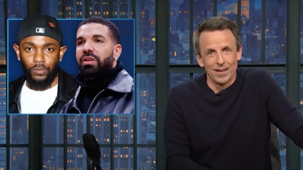 Seth Meyers Feels for Drake After Kendrick Lamar's Grammy Wins for Diss ...