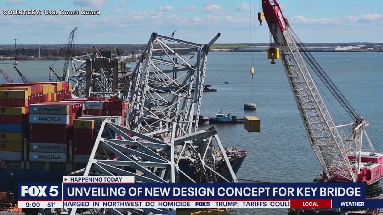 Baltimore Key Bridge new design revealed
