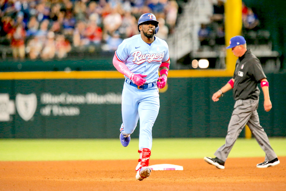 Adolis Garcia Goes Deep