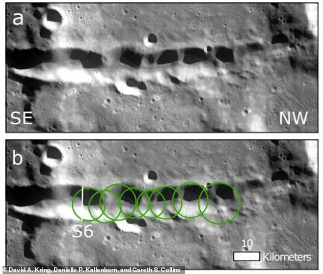 NASA probe snaps spectacular images of the moon's Grand Canyon