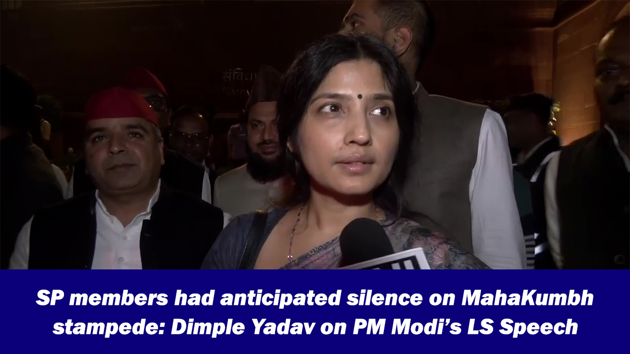 SP members had anticipated silence on MahaKumbh stampede: Dimple Yadav ...