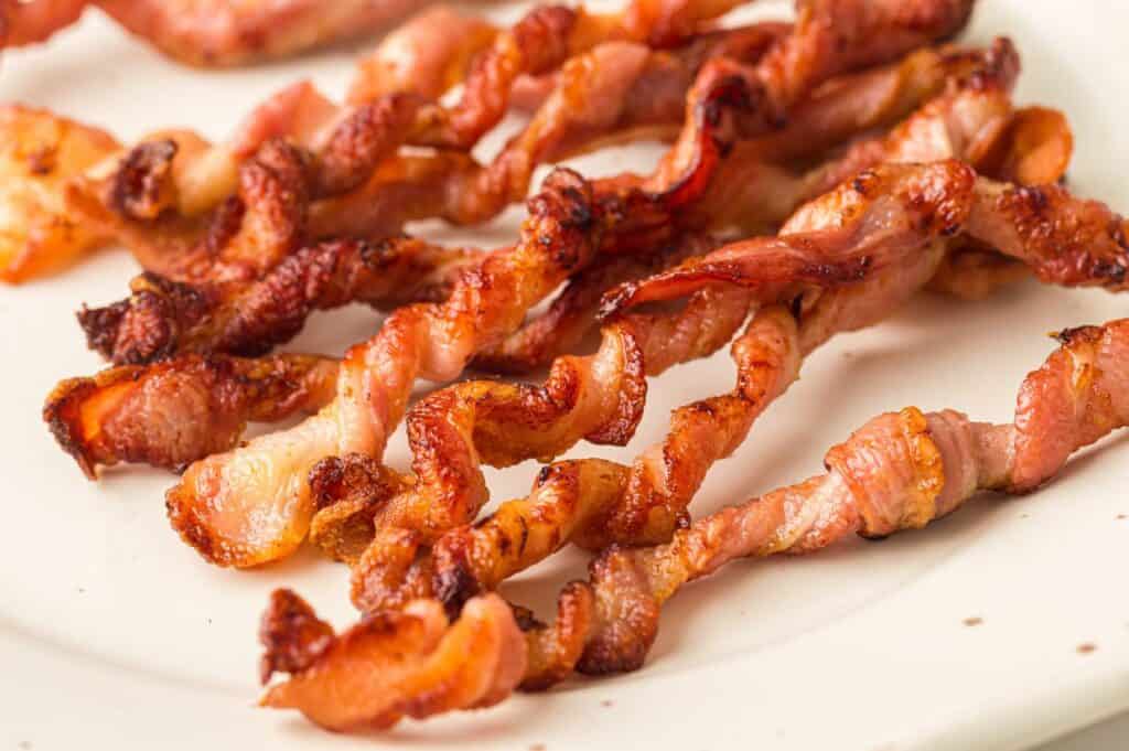 Air Fryer Twisted Bacon