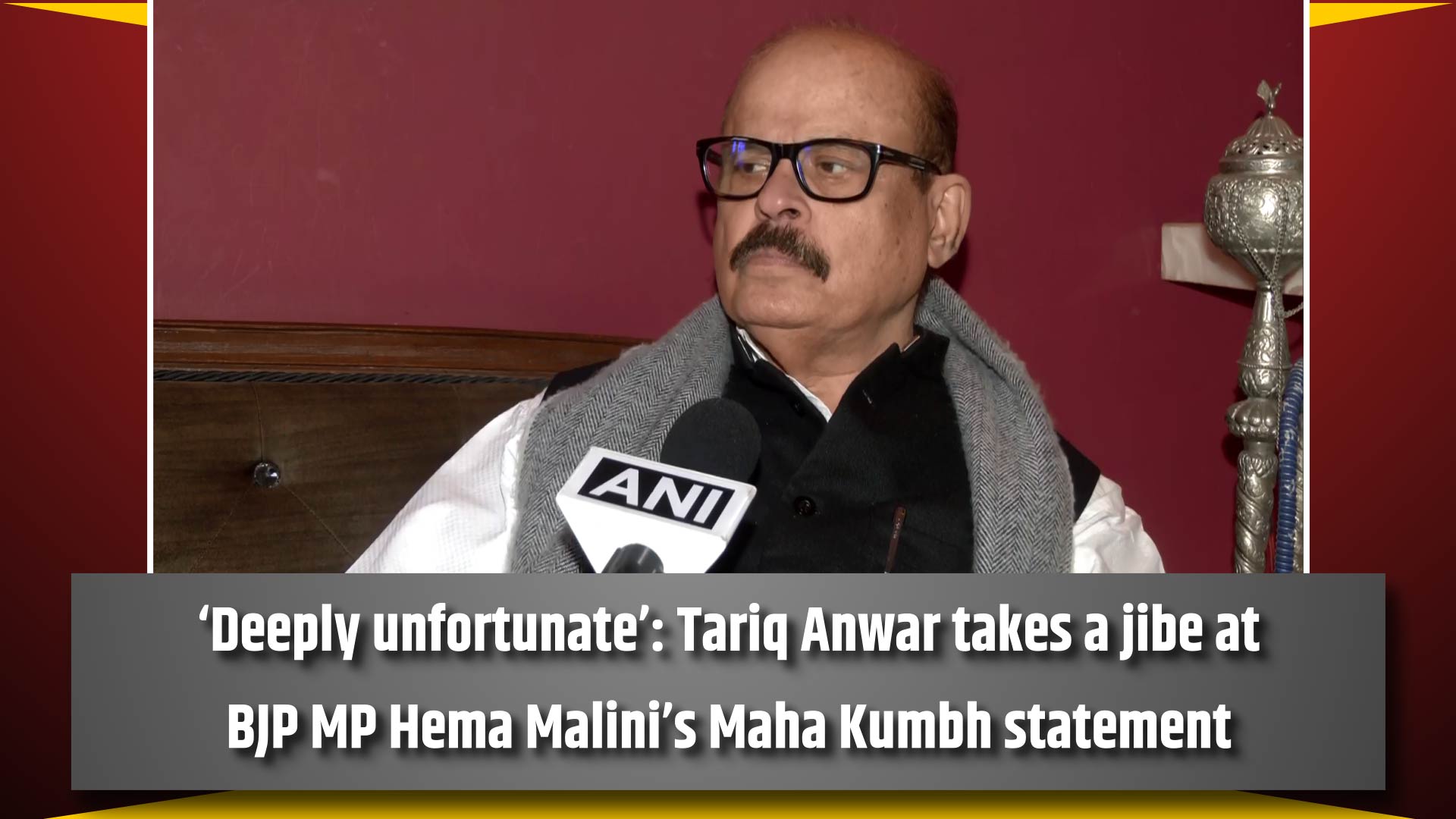 ‘Deeply unfortunate’: Tariq Anwar takes a jibe at BJP MP Hema Malini’s Maha Kumbh statement