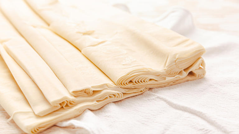 Working With Phyllo Dough? Here's The Best Way To Keep It From Drying Out