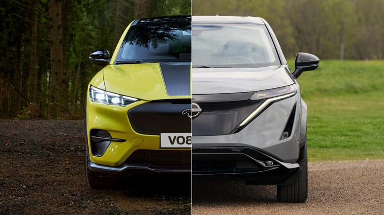 Ford Mustang Mach-E Vs. Nissan Ariya: How Do These Electric Crossover ...