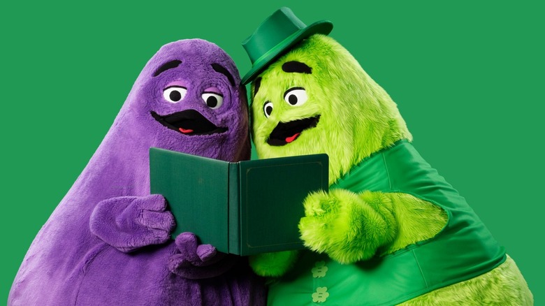 McDonald's Shamrock Shake Returns With An Unexpected Grimace Twist