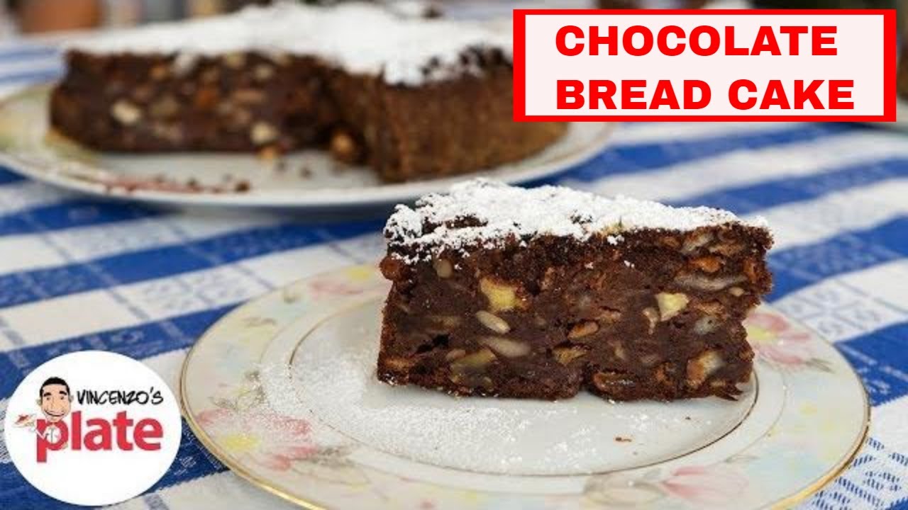 ITALIAN CHOCOLATE BREAD CAKE RECIPE - Leftover Bread Pastry