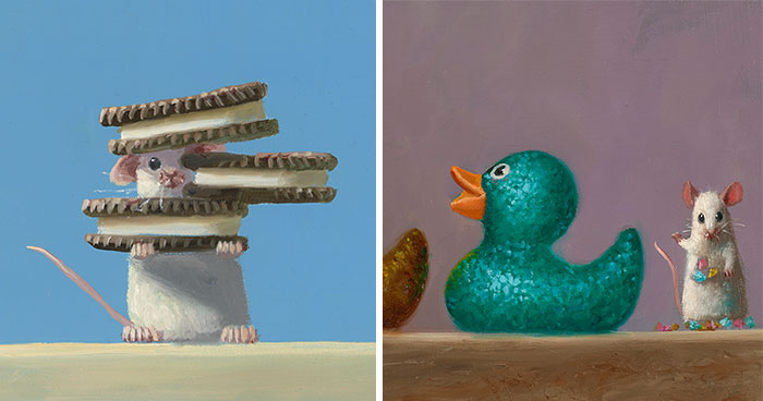 Stuart Dunkel’s Mouse Art Is As Cute As It Gets, Here Are His Latest ...