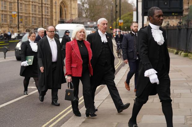 Former Prime Minister among guests at memorial service to Lord Hoyle