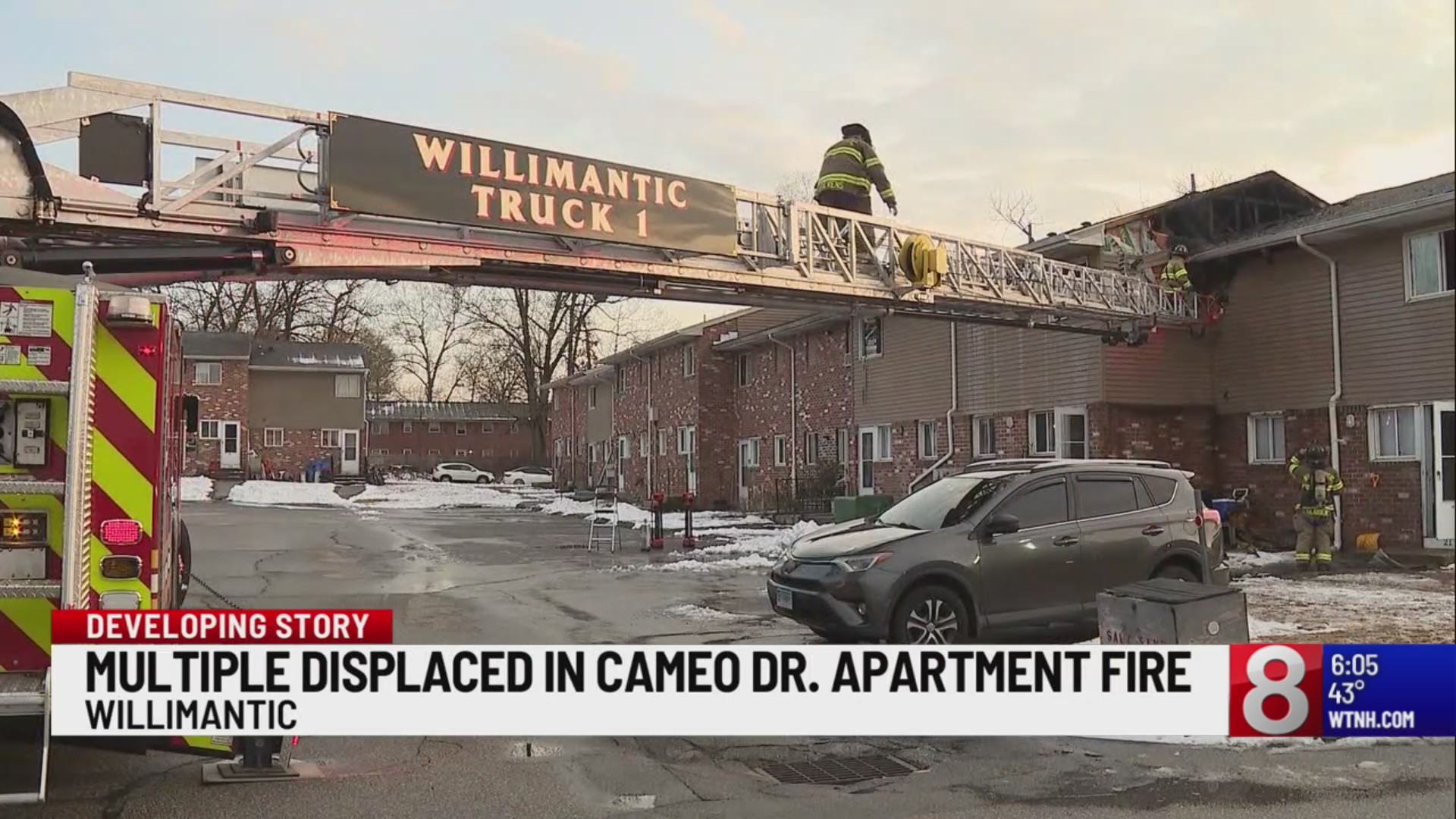 Firefighters suffer minor injuries after apartment fire on Cameo Drive ...