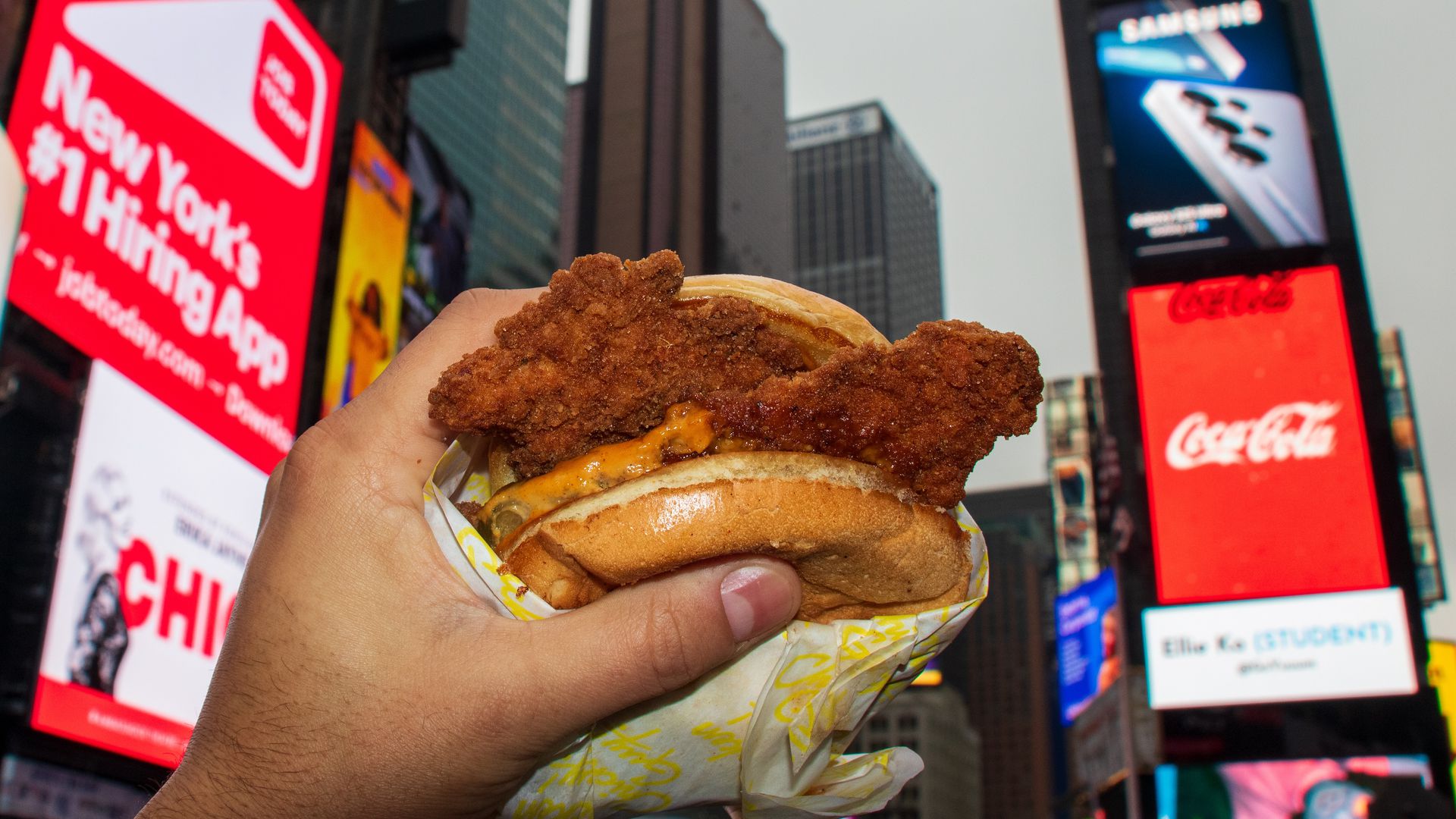 Guy Fieri’s New Times Square Restaurant Launches With a Sputtering Start