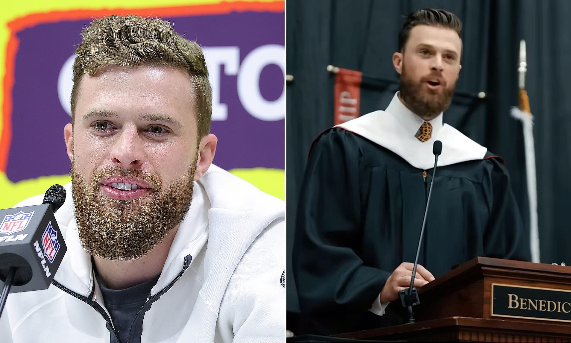 Controversial Chiefs star Harrison Butker defends 'homemaker' speech ...