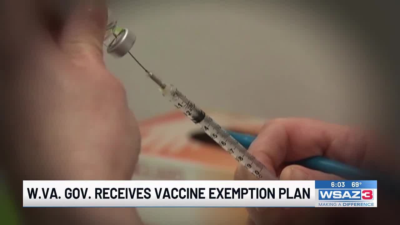 W.Va. Gov. receives vaccine exemption plan