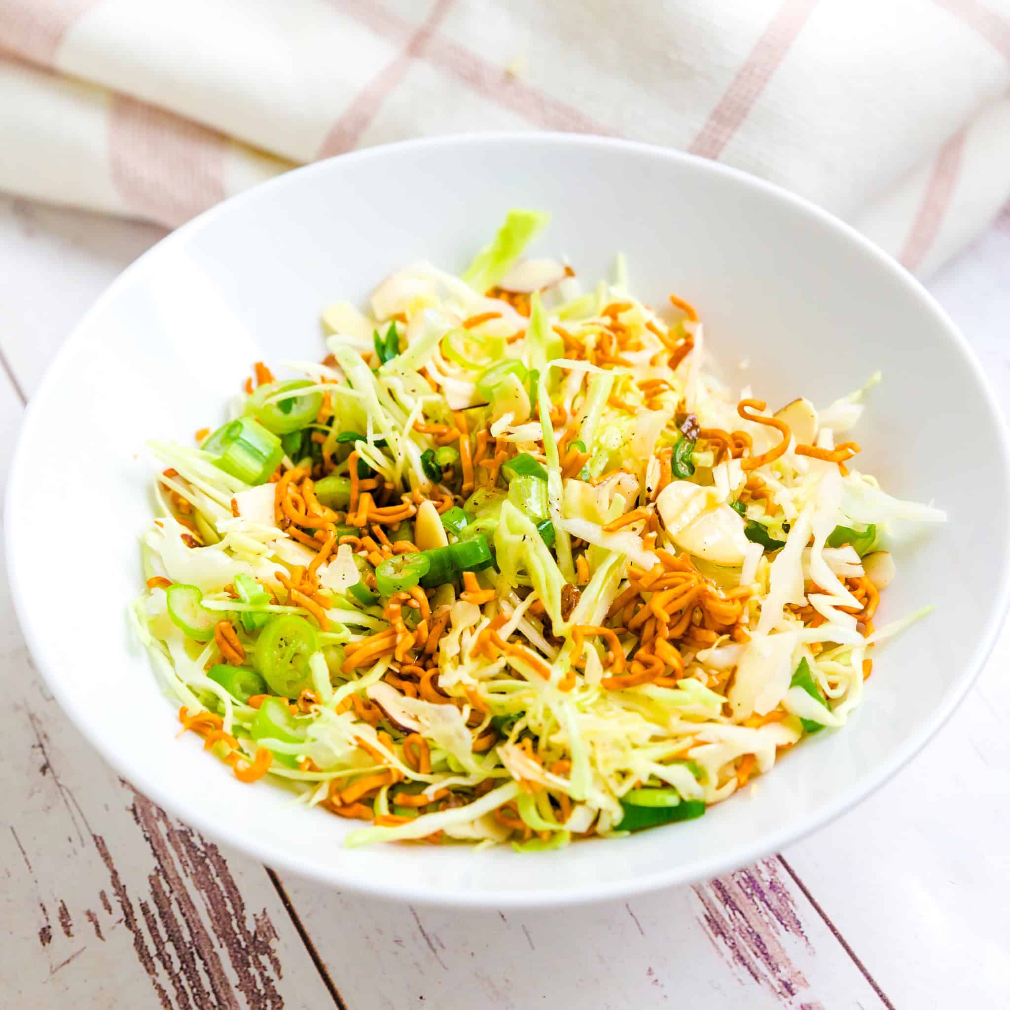 Ramen Cabbage Salad - A Potluck Special Ready in Just 5 Minutes!