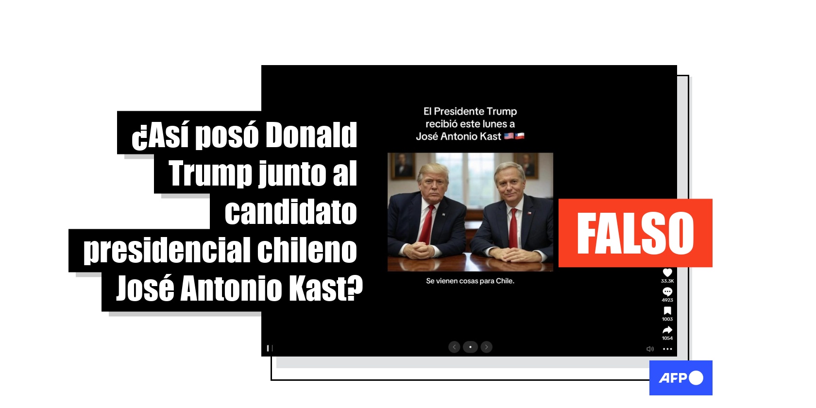 Foto del presidenciable chileno José Antonio Kast con Donald Trump fue ...