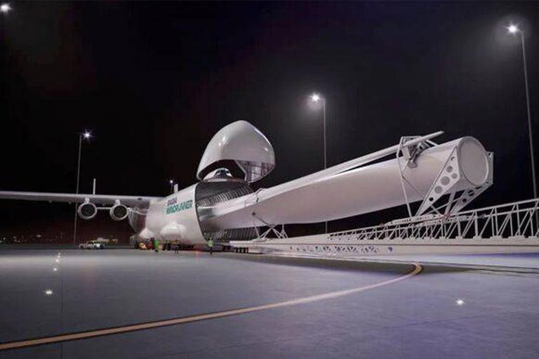 World's largest plane is longer than Wembley Stadium pitch and has ...