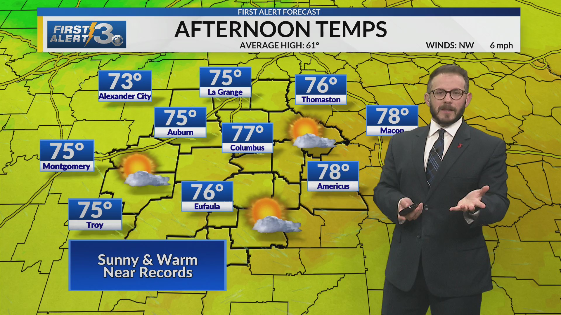Tuesday Midday Weather Update