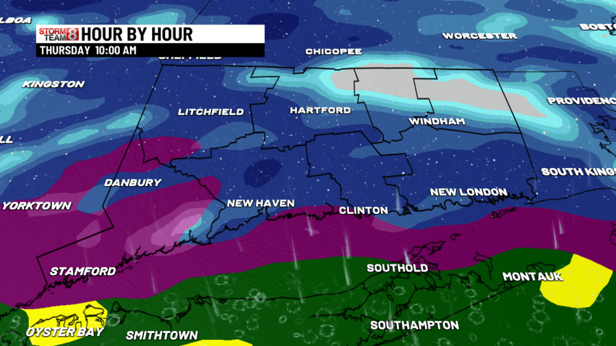 Colder today with snow & ice Thursday