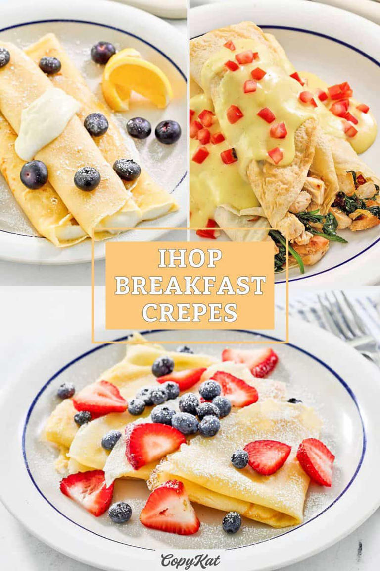 IHOP Breakfast Crepes