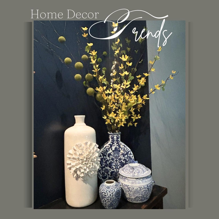 Yellow and blue spring decor – a timeless trend