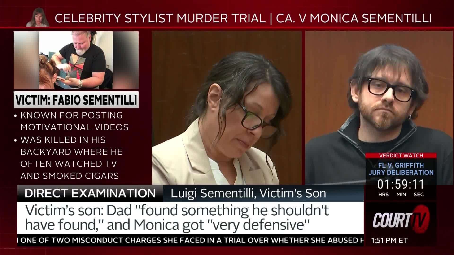 Fabio Sementilli’s Son: Monica Was Immediately Focused on Money