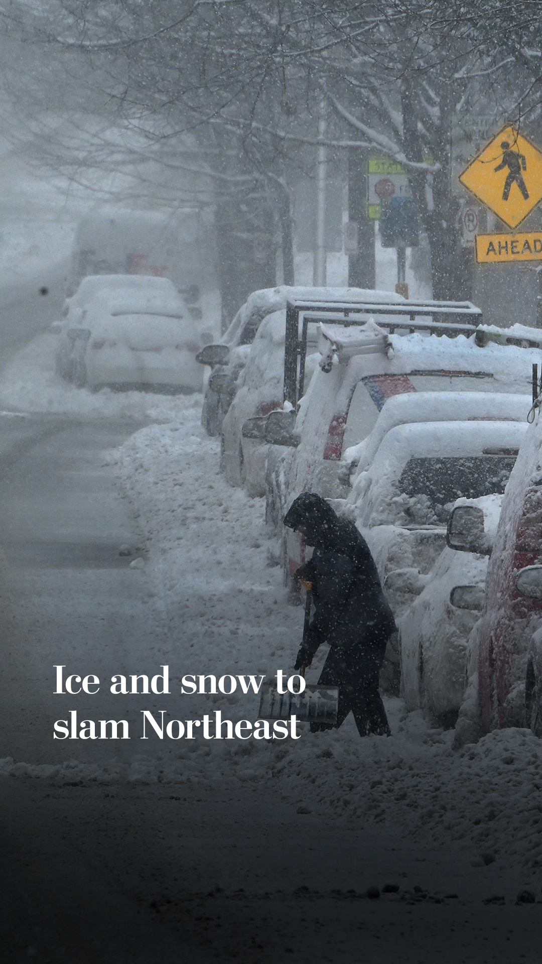 Ice and snow to slam Northeast