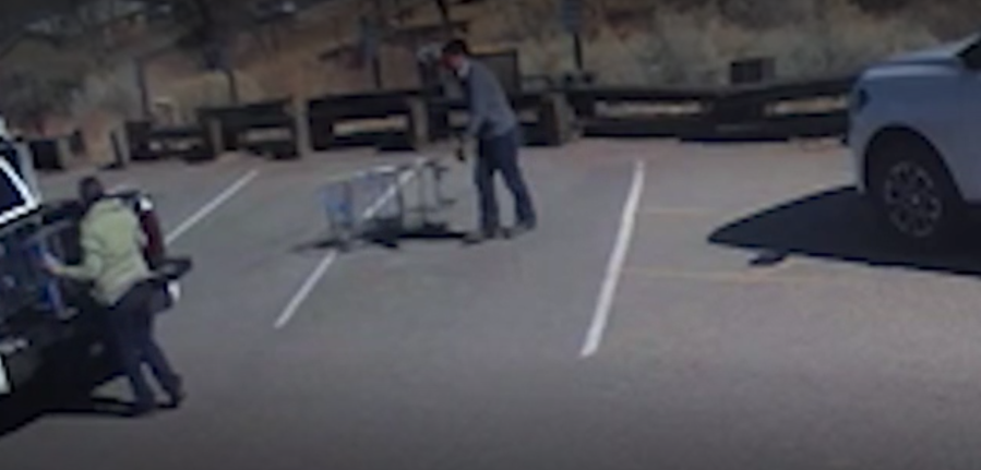 Video: New Mexico mayor drops shopping carts in parking spot causing ...