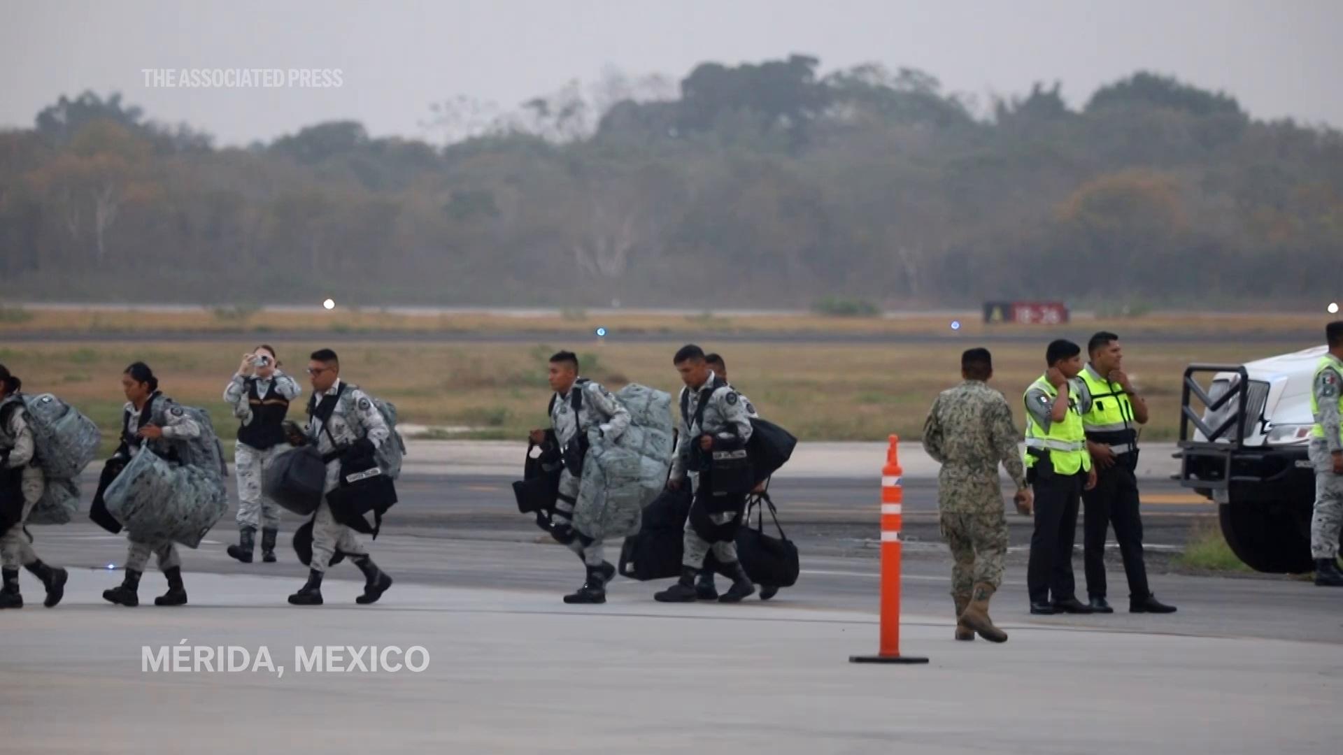 Mexico's National Guard starts moving troops to the Northern border