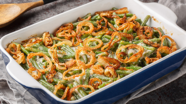 The Crunchy Topping Your Boring Green Bean Casserole Needs