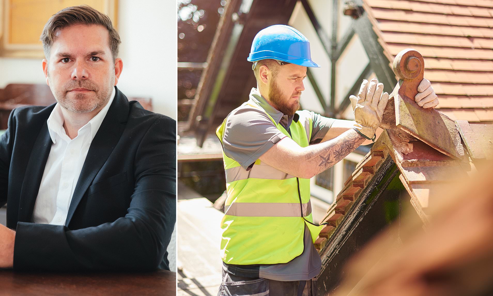 Can I stop my neighbour replacing our shared roof with cheap tiles ...