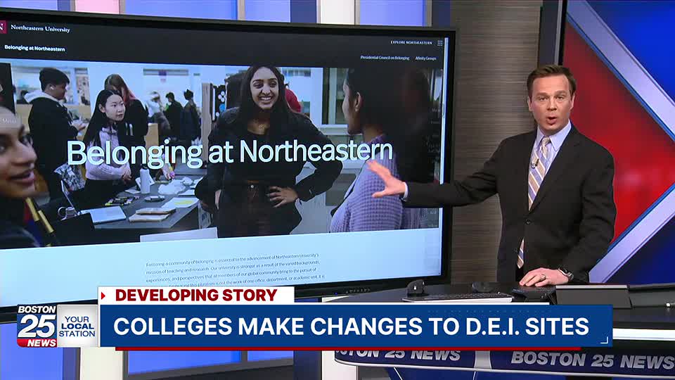 Massachusetts colleges make changes to DEI website pages