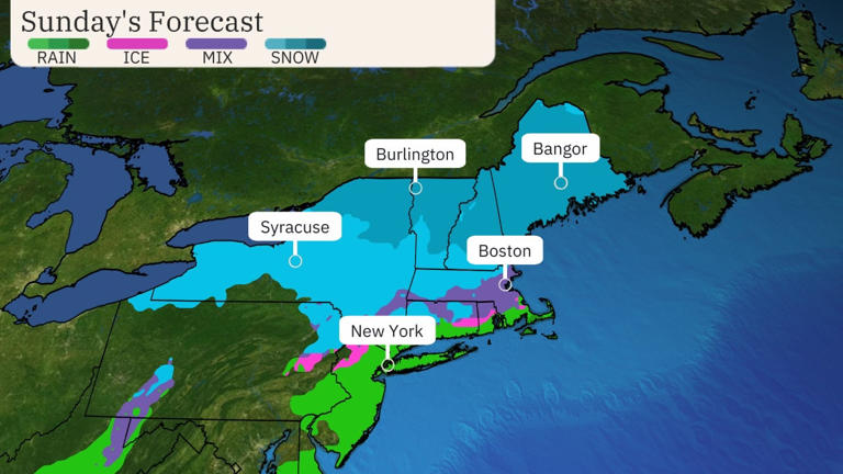 Multiple Winter Storms To Bring Rounds Of Ice, Snow Across Portions Of ...