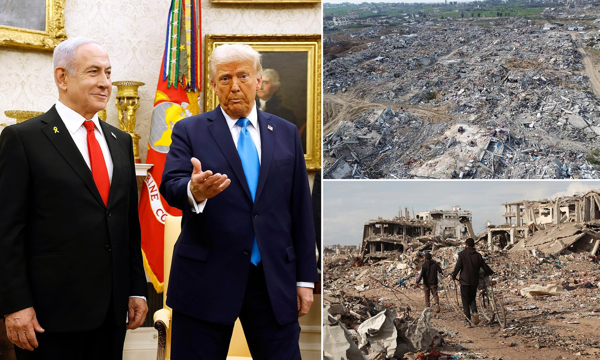 Trump doubles down on permanently moving people out of Gaza