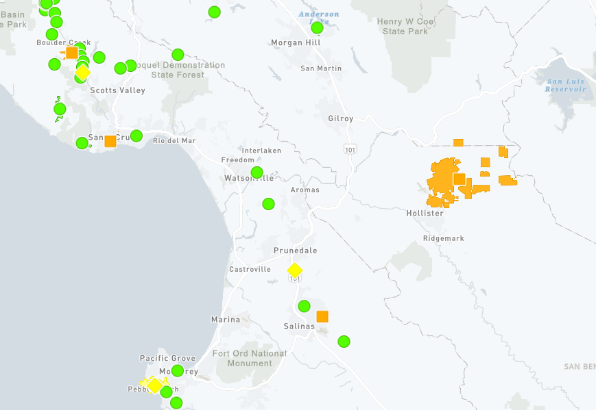 Thousands without power across the Central Coast