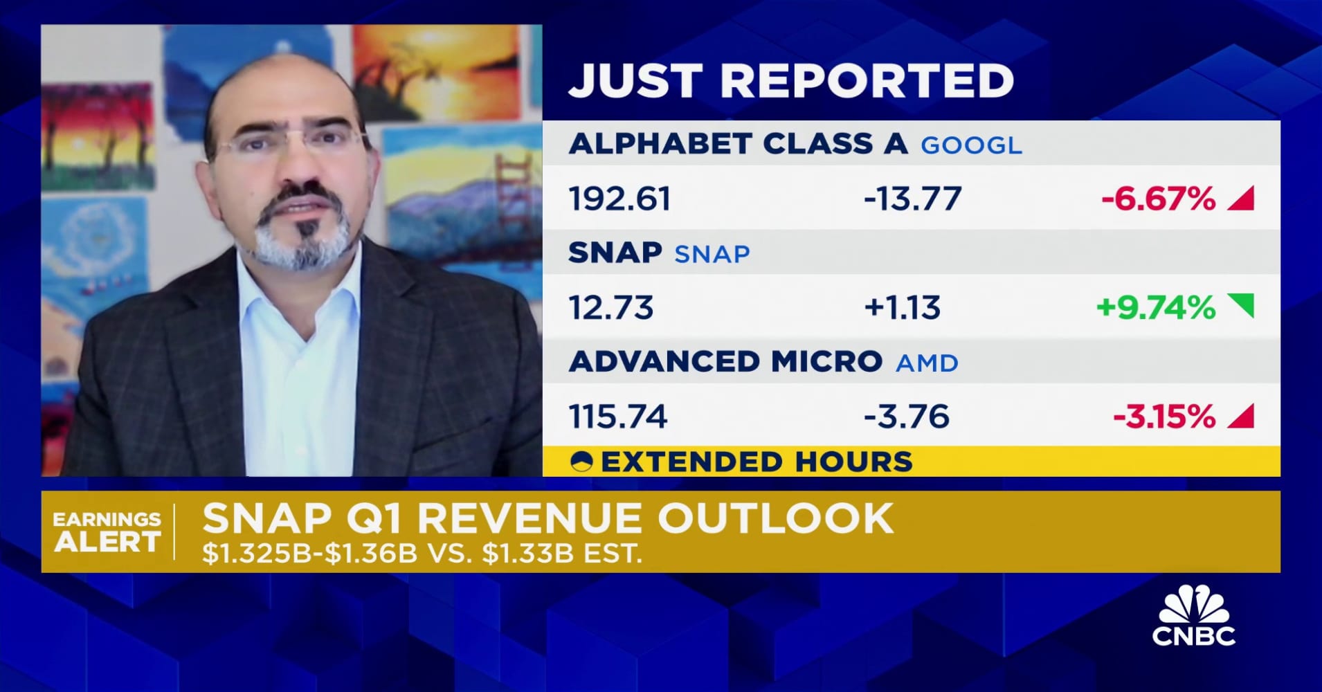 Snap stock response a classic case of muted expectations, says Roth MKM's Rohit Kulkarni