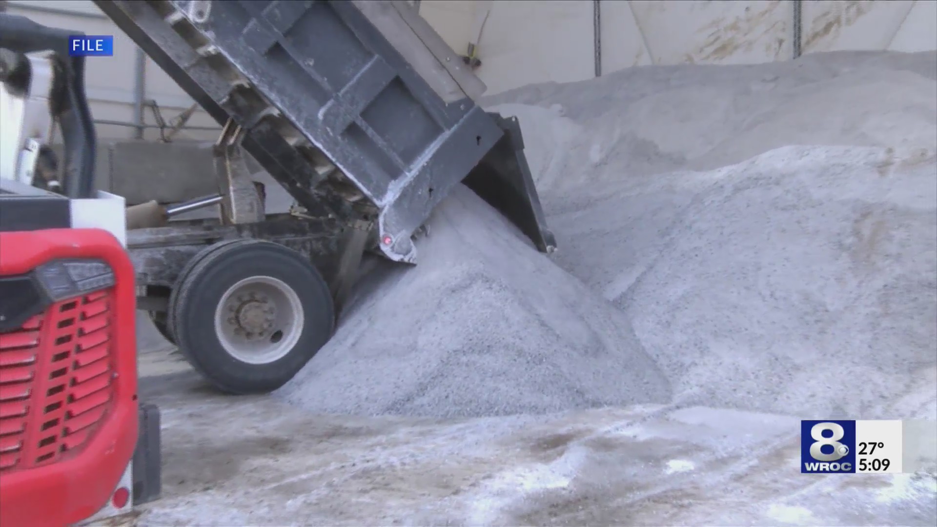 Towns grapple with ongoing rock salt shortage